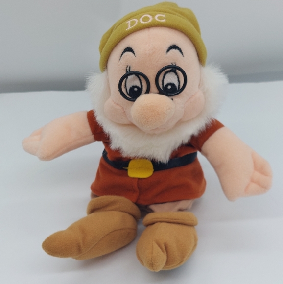 Disney | Toys | New Plush Doc Snow White And The 7 Dwarfs Disney ...